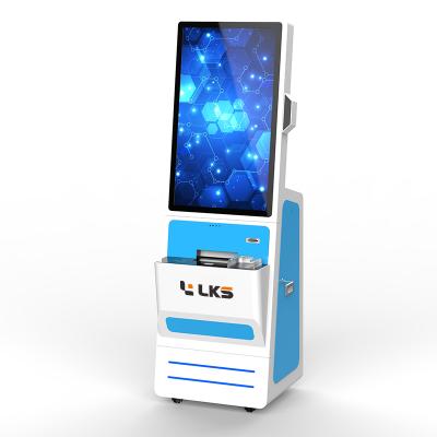 China Smart Medical Self Service Kiosk Patient Check In Payment Queue Management for sale