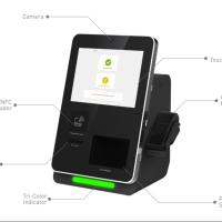 China 15 Inch Hotel Check In Kiosk With Passport Scanner Key Dispenser Key Encoder for sale