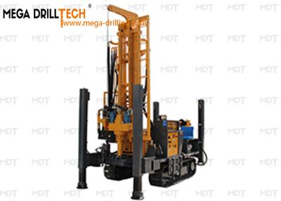 China Homemade Water Well Hydraulic Crawler Drilling Rig With Diesel Engine for sale