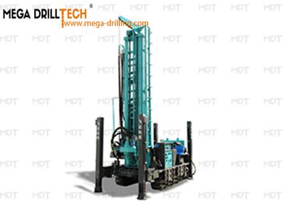 China Hydraulic Oil Pump Water Well Drilling Rig With Yuchai 75KW Engine for sale