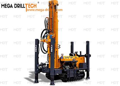 China Borehole Water Well Drill Rig Dual Motor Rotating for sale