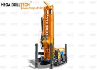 China Portable Water Well Hydraulic Crawler Drilling Rig With Auxiliary Radiator for sale