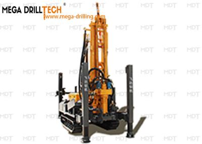 China Hydraulic Control Crawler Borewell Drilling Rig For Slurry Drilling for sale