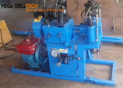 China Water Well Drilling Diamond Core Drill Rig Small Portable blue for sale