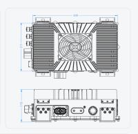 China CTS High-efficiency 6.6kW Air-Cooled On-Board Battery Charger for sale
