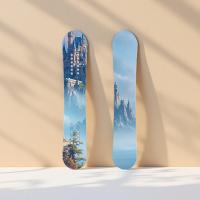 China Twin-tip Shape Kids All Mountain Snowboard Resort Camber Fiberglass Sandwich Skiing Ski Customized Logo Freestyle Boards for sale