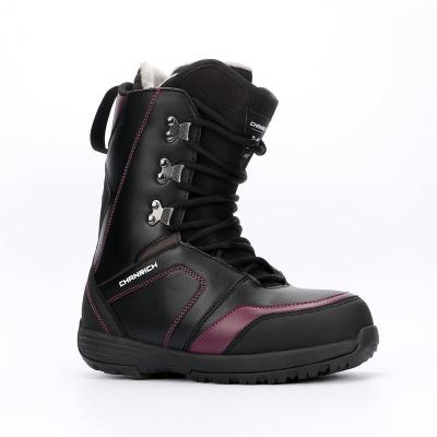 China Durable Adult Custom Nylon Lace Snow Boots Shoes Footwear Fast Dry Ski Shoes with Snowboard Sports Features for sale