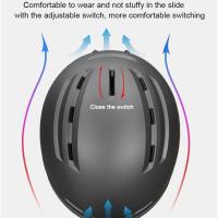 China PC EPS Leather Head Protection Customized Logo Breathable Adult Ski Helmet CE Winter Snow Helmet Skiing Adjustable Snowboard Goggles for sale