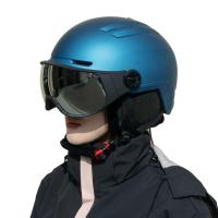 China Head Safety Protection Youth Adjustable Bluetooth Ski Helmet Adults Snowboard Breathable CE Skiing Goggle Universal Season for sale