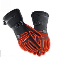 China Winter Activities Outdoor Men and Women Full Finger Waterproof PU Leather Gloves Anti Skid Great for Snowboarding Skiing for sale