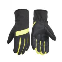 China Adjustable Wrist Strap Winter Activities Waterproof PU Palm Ski Gloves Women Outdoor Sports Warm Taslon Polyester Mittens for sale