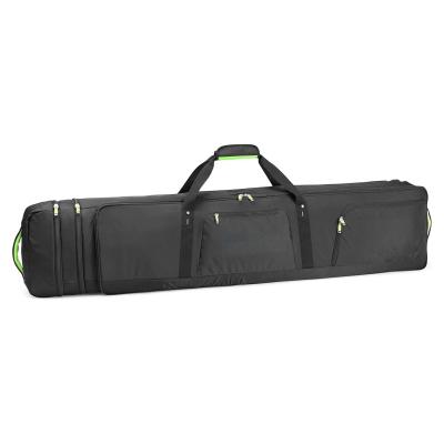 China Snowboarding Sport Type Mens Wheeled Ski Snowboard Bag Durable Travel Gear Bag with Two Rollers Practical Equipment Bag for sale