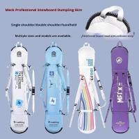 China Ski Straps Custom Nylon Fabric Skiing Board Cover Double Shoulder Anti Collision Edge Blade Scratch Resistant Protective Thickened Board Bag for sale