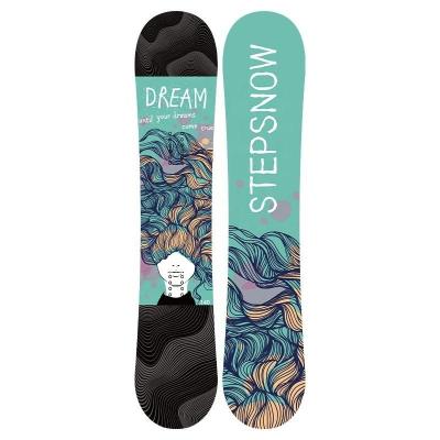 China Customized Logo Snowboard Skis Fiberglass Winter Sports Set Soft Flex Camber Bend Type For Skiing Resort Enthusiasts for sale