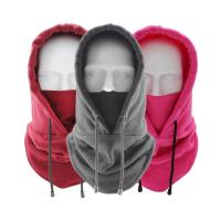 China Custom Logo Polyester Winter Windproof Fleece Ski Face Warm Headwear Tube Bandana Skiing Balaclava Stretchable Skimask for sale