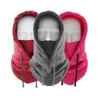China Custom Logo Polyester Winter Windproof Fleece Ski Face Warm Headwear Tube Bandana Skiing Balaclava Stretchable Skimask for sale