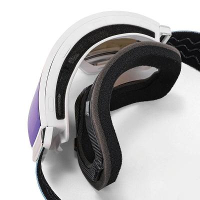 China CE EN174 ISO 9001 2008 BCSI Certified Cylindrical Lens Magnetic Ski Mask Goggles Anti Fog Lens Snow Snowboard Skiing for sale