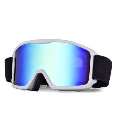 China Full rim goggles double layer anti fog lens UV400 protection custom logo strap snow goggles for skiing snowboarding for sale
