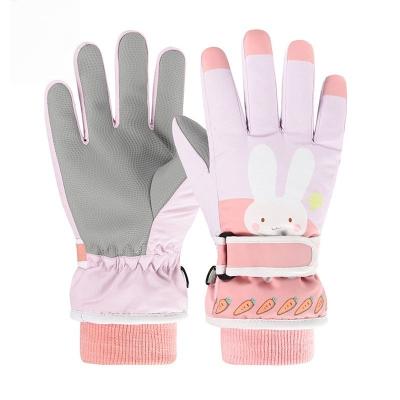 China Autumn Full Finger Kids Winter Gloves Waterproof Windproof Touchscreen Ski Mittens Cold Weather Breathable Insulated for sale