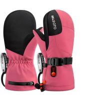 China Child Rechargeable Battery Heated Microfiber Gloves Mittens 7.4V 3000MAH Lithium Battery Winter Sports Gear Snowboarding Warm for sale