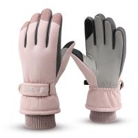 China Snowboarding Windproof Thermal Winter Waterproof Kids Ski Gloves Cold Weather Thickened Girls Outdoor Snowboard Skiing Gloves for sale