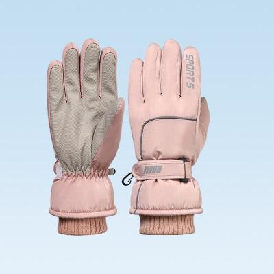 China Full Finger Thermal Waterproof Gloves Mitten Women Snowboard Touchscreen Winter Motorcycle Skiing Polyester Snow Ski for sale