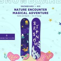 China Customized Logo Kids Snowboards All Mountain Terrain Poplar Wood Core Snowboard Extruded PE Base Resort Child Snowboards for sale