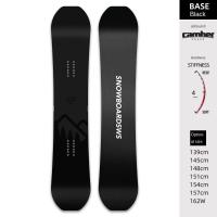 China Wood Adult Medium Hardness Freestyle Camber Black Resort Lightweight Skiing Customized Beginner Snowboards Equipment Set for sale