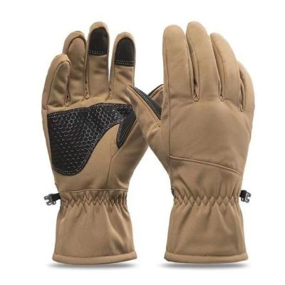 China Outdoor Ski Gloves Insulated Waterproof Non Slip Honeycomb Lining Excellent Alpine Skiing Winter Sports Customized Logo for sale