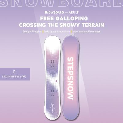 China Extruded PE Base Poplar Wood Core Professional Snowboards Skiing Ski Snowboard Man Women OEM ODM Custom Sandwich TPU for sale
