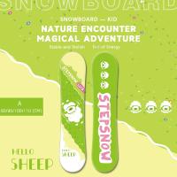 China Camber Bend Type Kids Professional All Mountain Resort Custom Snowboard Design Sandwich Fiberglass Cross Country Ski for sale