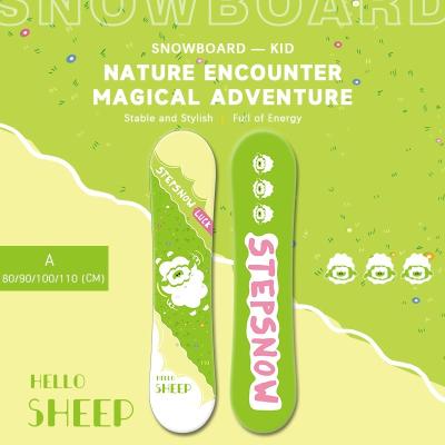 China Camber Bend Type Kids Professional All Mountain Resort Custom Snowboard Design Sandwich Fiberglass Cross Country Ski for sale