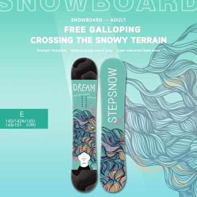 China Winter Outdoor Sport Soft Flex Custom Camber Skis Fiberglass Snowboarding Skiing Resorts Gear Specifications for sale