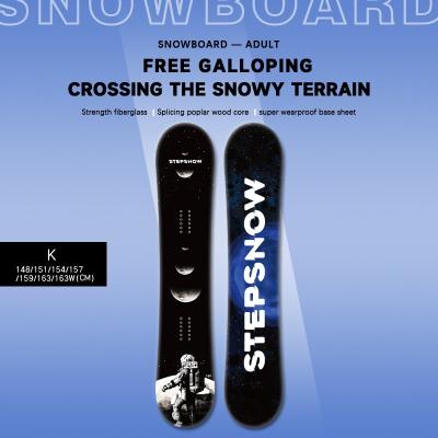 China Professional Camber Bend Type Snowboard with Flex 4~6 and Poplar Wood Core for Men and Women for sale