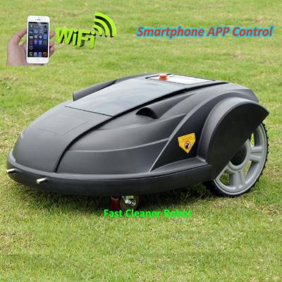 China Cordless Electric Lawn Mower Automatic Garden 600sqm for sale
