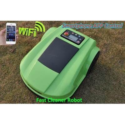 China 16m/Min Remote Electric Lawn Mower 20mm 2.2Ah 24V for sale