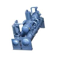China Chiller Shell And Tube Heat Exchanger Saltwater Water Cooled Condenser Nickel for sale