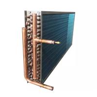 China OEM Fixed Tube Heat Exchanger 300mm Copper Finned Tube Heat Exchanger ROHS for sale