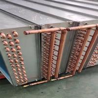 China OEM Fixed Tube Heat Exchanger 300mm Copper Finned Tube Heat Exchanger ROHS for sale