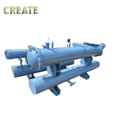 China Nickel Chiller Water Heat Exchanger Condenser Chiller Shell And Tube Evaporator for sale