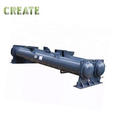 China Refrigerator Flooded Shell And Tube Evaporator Industrial Chiller Heat Exchanger for sale