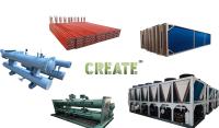 China OEM Fixed Tube Heat Exchanger 300mm Copper Finned Tube Heat Exchanger ROHS for sale