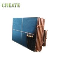 China OEM Fixed Tube Heat Exchanger 300mm Copper Finned Tube Heat Exchanger ROHS for sale