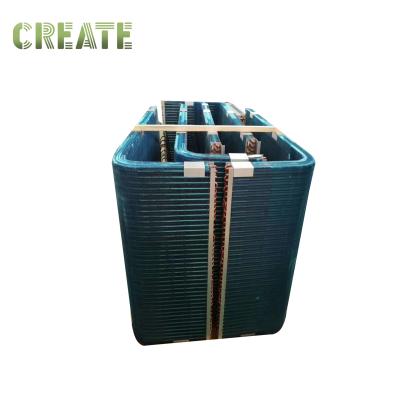 China Saltwater Finned Heat Exchanger R407c Refrigerant Aluminium Fin Type Radiator for sale