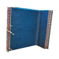 China L Type R22 Finned Heat Exchanger Refrigerant Side Fin Type Evaporator for sale