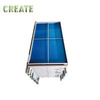 China Finned Aluminum Foil Heat Exchanger Cooling System Copper Coil 100mm D1 for sale