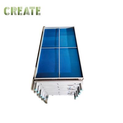 China Finned Aluminum Foil Heat Exchanger Cooling System Copper Coil 100mm D1 for sale