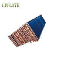 China Dry 380V / 50HZ Copper Coil Finned Heat Exchanger Condenser For Air Conditioning for sale