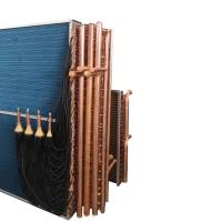 China Dry 380V / 50HZ Copper Coil Finned Heat Exchanger Condenser For Air Conditioning for sale
