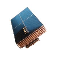 China Dry 380V / 50HZ Copper Coil Finned Heat Exchanger Condenser For Air Conditioning for sale